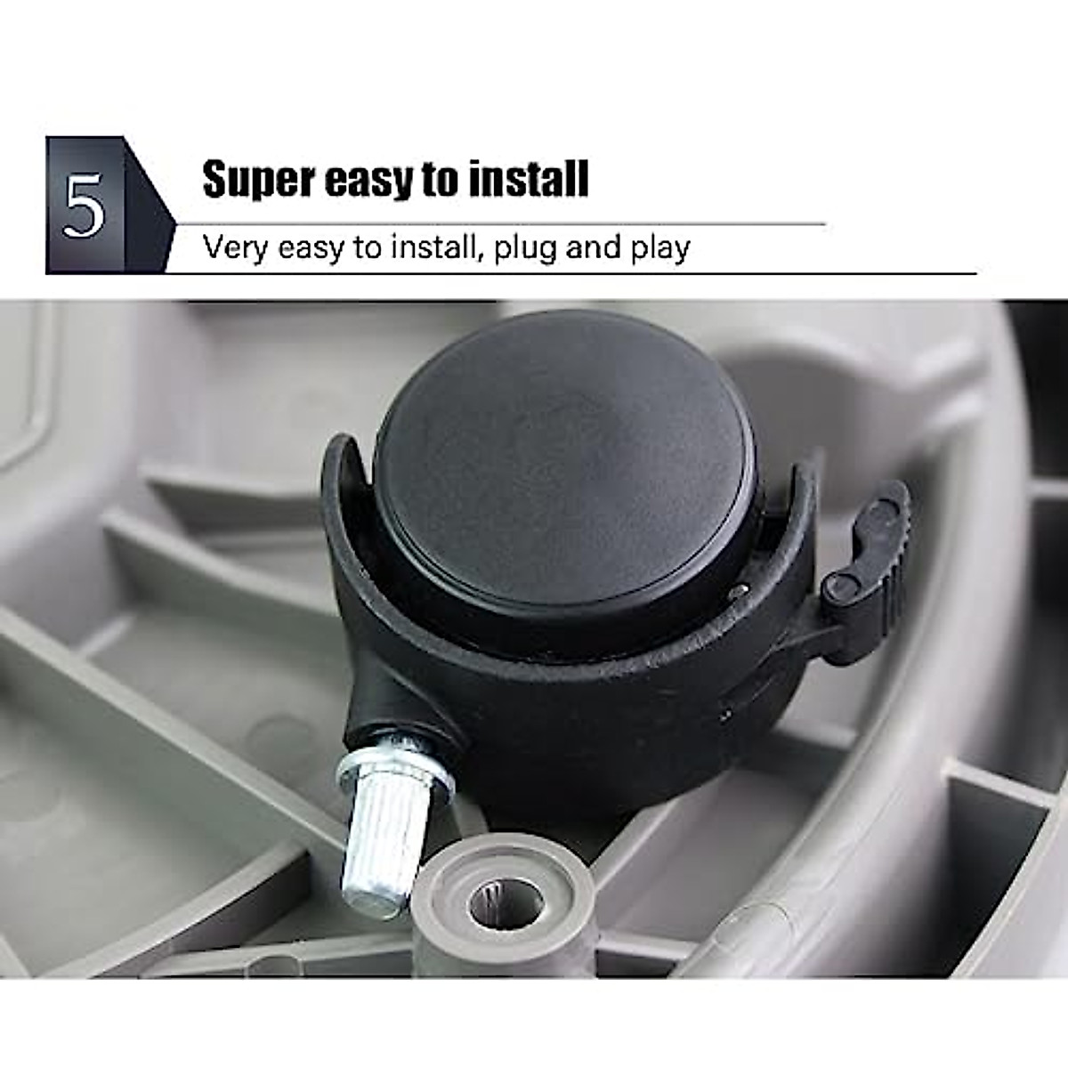 RUDINO,Plant Caddy,Plant Stand with Wheels,Rolling Plant Stand,Planter Caddy with Wheels,Plant Caddy with Wheels Heavy Duty,Round Flower Pot Mover with Wheels,Suitable for Indoor Planters, Balconies