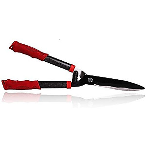 OARA Garden Hedge Shears forTrimming Borders, Boxwood, and Bushes, Hedge Clippers & Shears with Comfort Grip Handles,21 Inch Carbon Steel Bush Cutter