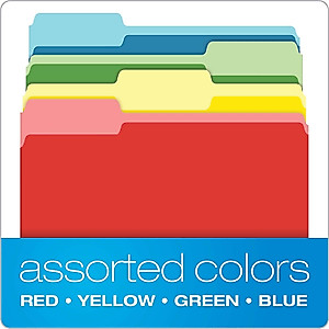 Pendaflex Hanging File Folder Combo Kit, 25 Hanging Folders with Tabs, 50 File Folders, Work from Home Starter Kit, Assorted, Letter Size (99199)