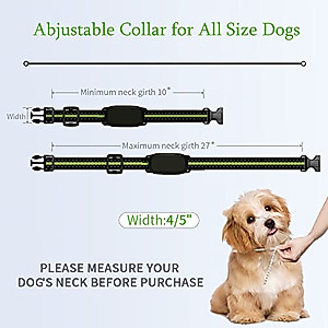 Seahighpet Rechargeable Dog Bark Collar: Anti Barking Collar with 5 Adjustable Sensitivity Smart Triggering No Bark Collars for Small Medium Large Dogs with Beep | Vibration | Shock