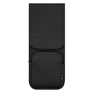 Case Star 5.9" x 15.5" Adjustable Keyboard Sleeve Travel Case for Slim Full-Size Keyboards (up to 17.7 Inches), Soft and Padded Neoprene Protective Keyboard Case with Mouse Storage Pocket (Black)