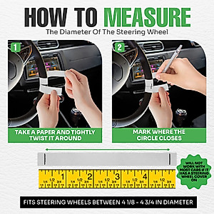 lebogner Steering Wheel Tray, Car Tray for Eating, Hook On Steering Wheel Desk for Food, Laptop and Car Accessories, Car Road Trip Must Haves Gadgets Car Table