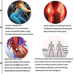 Rowing Squat Exercise Machine Full Body Exercise Aerobic Fitness Strength Equipment core Auxiliary Trainer Gym Home & Total Crunch