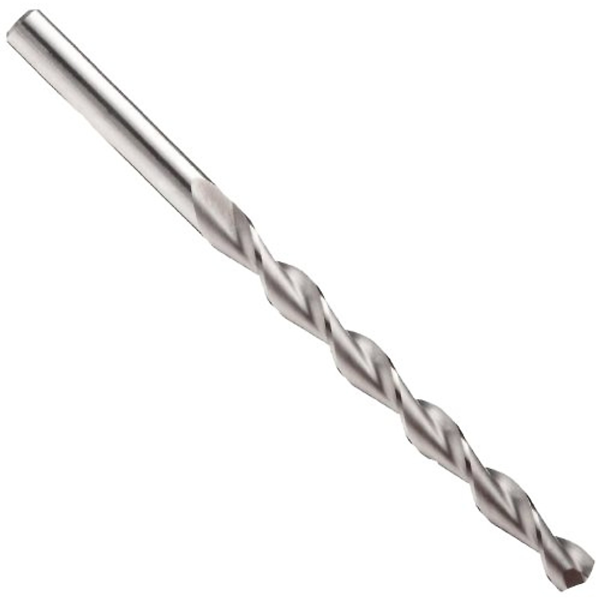 Chicago Latrobe 150DH High-Speed Steel Jobber Length Drill Bit, Uncoated (Bright) Finish, Round Shank, Parabolic Flute, 135 Degree Notched Point, Letter Size N (Pack Of 6)