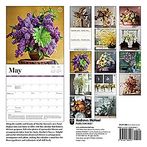 Martha's Flowers 2021 Wall Calendar