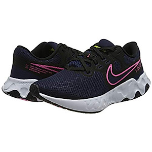 Nike Women's WMNS Renew Ride 2 Running Shoe, Blackened Blue Sunset Pulse Black Cyber, 7.5 us