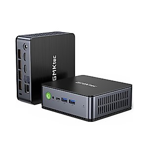 GMKtec Mini Gaming PC AMD Ryzen 9 7940HS 2TB PCIe4.0 SSD 32GB DDR5 5600 MHz RAM, Desktop Mini Computers Windows 11 pro, Radeon 780M Graphics, 2.5Gbps LAN, HDMI 2.1, 8K USB 4.0