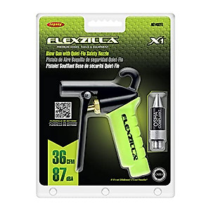 Flexzilla X1 Blow Gun with Quiet-Flo Safety Nozzle, ZillaGreen - AG1402FZ
