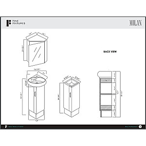 Fine Fixtures Milan Matte Vanity with Vitreous China Sink (Wenge)