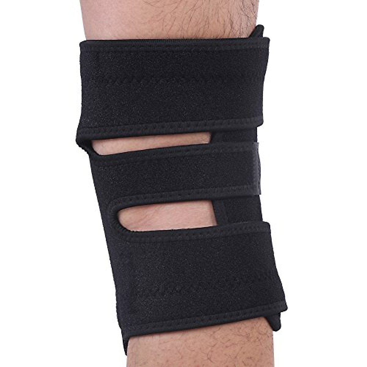 Knee Support Brace, Minor Knee Injury Protect Size Adjustable Unisex Moisture-wicking Knee Brace for Recovering for Knee Strain