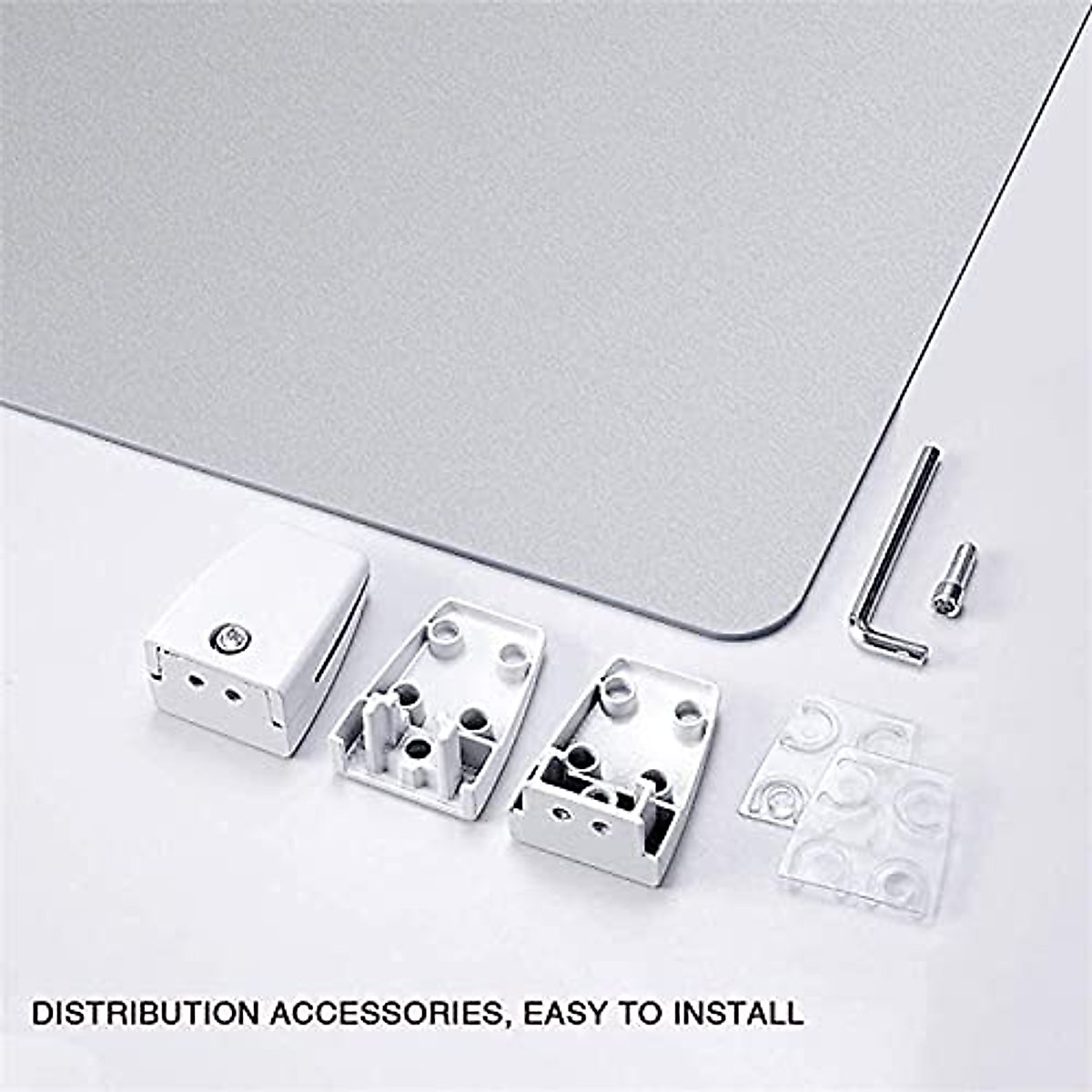 MZM Office Desk Bezel Desk Partition Acrylic Screen Board Desktop Partition Board Exam Bezel Mobile Screen Clip ZTT (Size : 40 * 30cm)