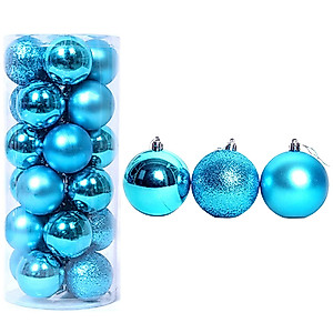 Christmas Ball Ornaments Set Christmas Tree DecorationsShatterproof Large Candy Gold Plastic Holiday Xmas Hanging Ornament for Christmas Tree Outdoor Indoor Gifts Deals