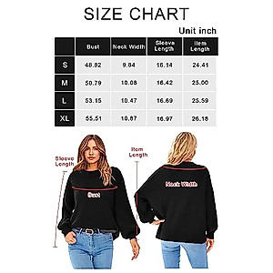PRETTYGARDEN Long Sleeve Oversized Sweaters for Women Fall 2023 Crew Neck Solid Color Casual Knit Pullover Sweater Tops (Navy,Small)
