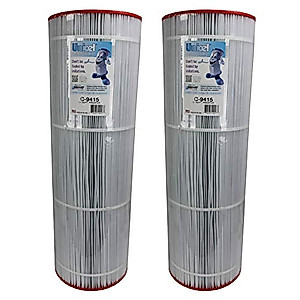 Unicel C-9415 Swimming Pool 150 Sq. Ft. Filter Cartridges Replacement for Filbur FC-0687 and Pleatco PAP150-4 (2 Pack)