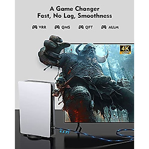 8K HDMI ARC/eARC Cable 2.1 for Soundbar 6ft, Silkland 8K@60Hz, 4K@120Hz High Speed HDMI Cord for Gaming, 48Gbps, HDR10, HDCP 2.2&2.3 Compatible for Vizio Samsung Bose Sound bar, UHD TV, Blu-ray