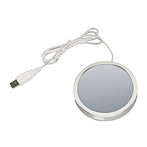 Bothyi USB Coffee Heater Desktop Tea Beverage Keep Warm Drinking Cup Heating to 90° C, White