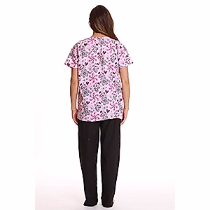 Just Love Nursing Scrubs Set for Women Print Scrubs 1311V-32-S