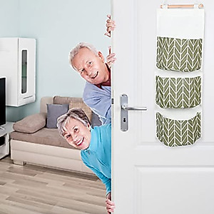 LIFKOME over The Door Hanging Organizer 2pcs Door Back Storage Pockets Shoe Holder Hanger Sundries Organizer Wall Pendant Storage Pouch for Home Bathroom Kitchen