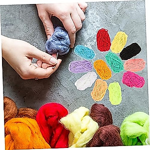 Wool Yarn 1 Set String Knitting String Knitting Wool Yarn Set Woven Blanket Knitted Throw Blankets Woolen Yarn Hand Knitting Yarn Woven Cloth Line Ball of Yarn Sweater Yarn