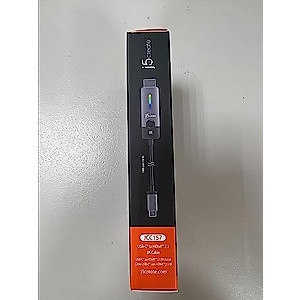 j5create USB Type C to HDMI Cable- 5.9FT / 1.8m (8K@60Hz, 4K@120Hz) with RGB LED Light for MacBook Pro, MacBook Air, iPad Pro, Samsung Galaxy, Surface Pro, Dell, HP (JCC157)