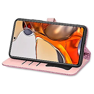 YukeTop Case for Oppo Reno2 Z, PU Leather Flip Folio Wallet Cover, with Card Slots, Case Cover for Oppo Reno2 Z.(Pink)