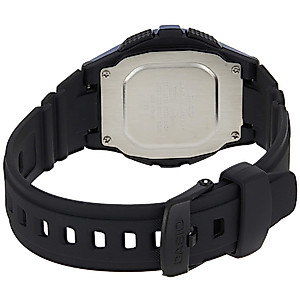 Casio Men's W213-2AVCF Basic Blue and Black Digital Watch