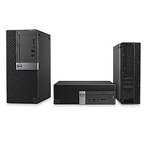 Dell OptiPlex 7050 Small Form Factor, Intel Core 7th Generation i5-7500, 8 GB DDR4, 256 GB M.2 PCIe SSD, Windows 10 Pro (Renewed)