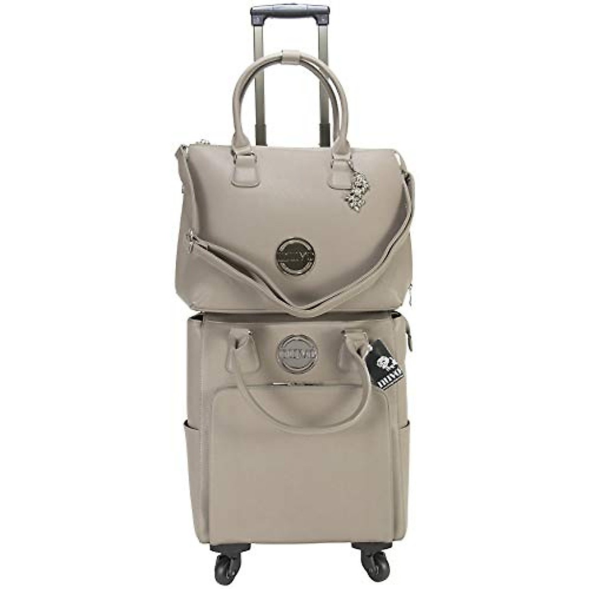 Tonic Studios Nuvo Luxury Rolling Storage Set 2/Pkg-Windsor Grey