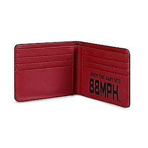 Back to The Future De Lorean Wallet, Black, one size