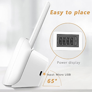 6000mAh Rechargeable Battery Mount Holder for Infant Optics DXR-8 Video Baby Monitor with LCD Dispaly Fast Charge(Not Applicable DXR-8 pro)