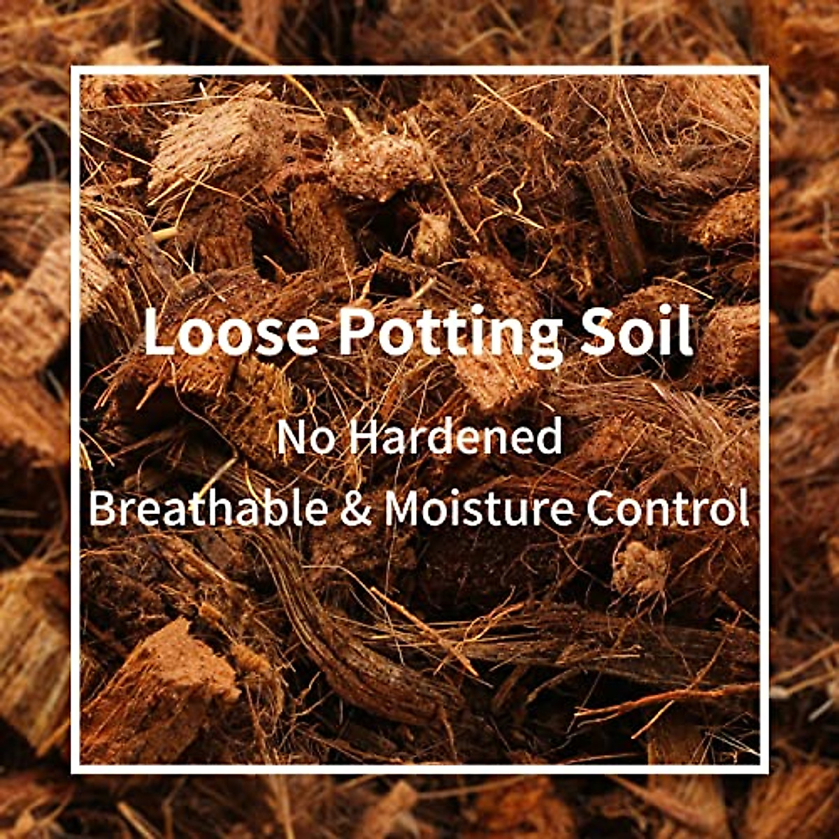 Orchid Potting Soil, Organic Barks Coconut Potting Soil Mix- 6 Qt, All Purpose Orchids Bricks Coarse Blend, Fast Draining Pre-Mixed Bonsai Soil for Indoor Orchid Plants 6L