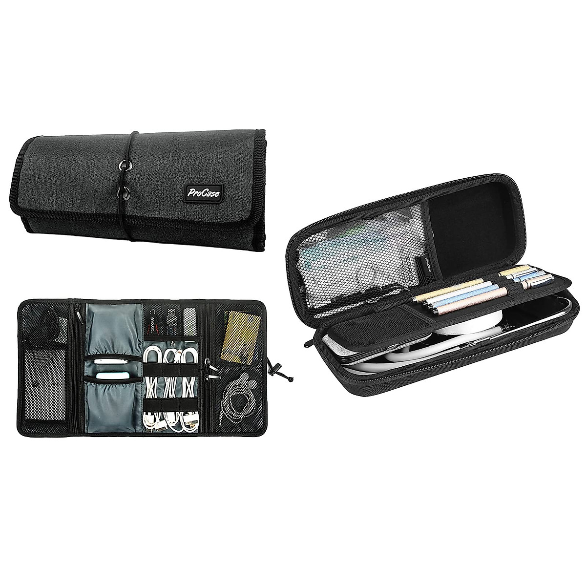 ProCase Electronic Organizer Cord Pouch Bundle with Stethoscope Carrying Case