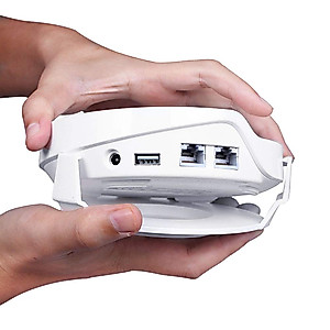 Wall Mount Holder for TP-Link Deco M9 Plus Whole Home Mesh WiFi System,Sturdy Wall Mount Bracket Ceiling for TP-Link Home WiFi Router(3-Pack)