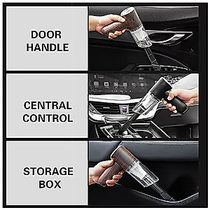 Upgraded Version of The Wireless Home Car Vacuum Cleaner, 120W Strong Suction Handheld Vacuum Cleaner, Portable Small Vacuum Cleaner