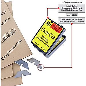 81 Easy Cut/EZ Cutter Replacement Blades 09703 STD Blades Box
