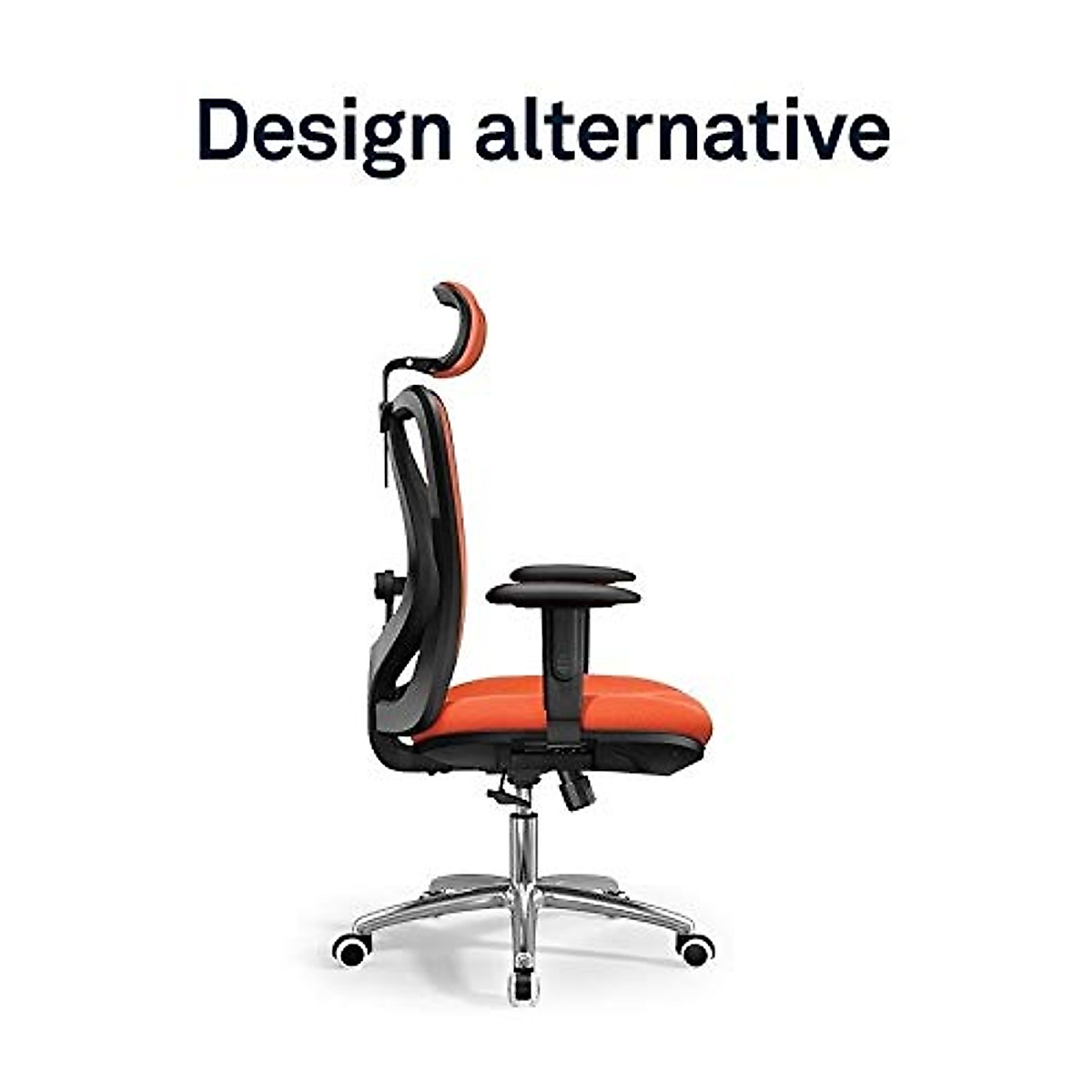 JFGJL Executive Office Chair - High Back Office Chair with Footrest and Thick Padding - Reclining Computer Chair with Ergonomic Segmented Back, Black