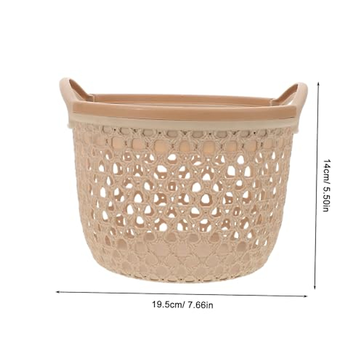 OFFSCH Woven Storage Basket Large Capacity Multi Use Organizer for Tabletop Sundries Laundry and Home Storage Versatile Woven Design for Stylish Organization