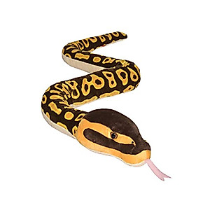 Wild Republic Snakes, Snake Plush, Stuffed Animal, Plush Toy, Gifts for Kids, Ball Python, 54"