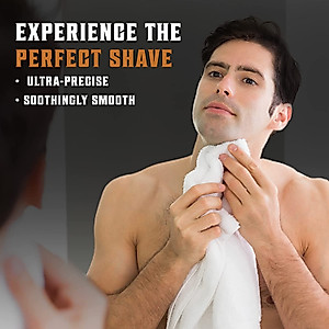 SHAVING REVOLUTION Long Handle Double Edge Safety Razor - Butterfly Open Razor 10 Japanese Stainless Steel Double Edge Blades - Close, Clean Shaving Razor Men., Black Long Handle, 12 Piece Set