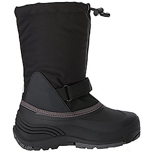 Kamik Girl's Waterbug5 Snow Boot, Black/Charcoal, 2 Medium US Little Kid