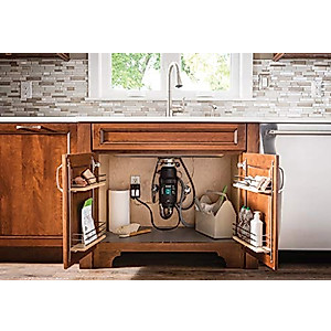 Moen GXP50C Prep Series PRO 1/2 HP Continuous Feed Garbage Disposal, Power Cord Included