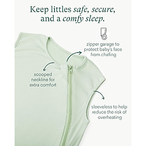 PurComfy Supersoft Sleep Sack 0.5 TOG, Premium Bamboo Viscose Baby Sleeping Bag, Lightweight Sleepsack 6-15 Months