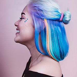 200 Pieces Elastic Knotted Hair Ties Colorful Ribbon Hair Bands No Crease Ponytail Holders Multicolor Fold Over Hair Accessories for Women Girls