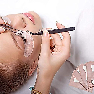 Ocim 100 Pairs Gel Pads Lash Extensions,Eye Lash Pads Hydrogel Patches for Eyelash Extension,Pink