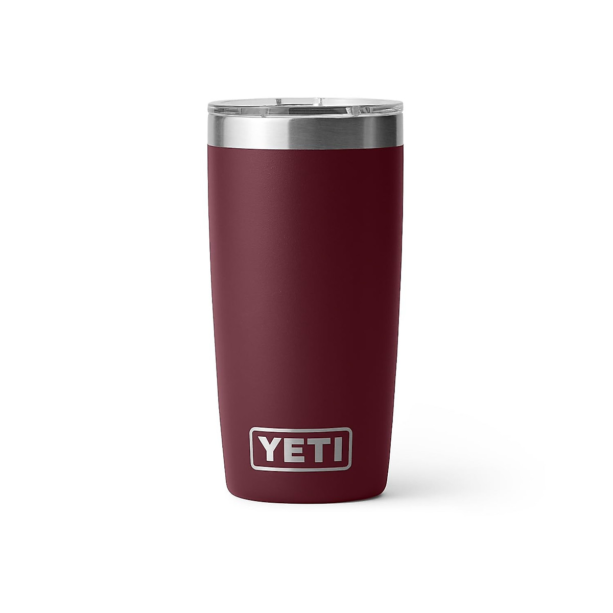 YETI Rambler 10 oz Tumbler, Stainless Steel, Vacuum Insulated with MagSlider Lid, Wild Vine Red