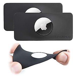 Elevation Lab TagVault™ AirTag Wallet Holder (2 Pack) - The Thinnest AirTag Wallet Card Insert | Flexible, Stays Hidden, Patent Pending