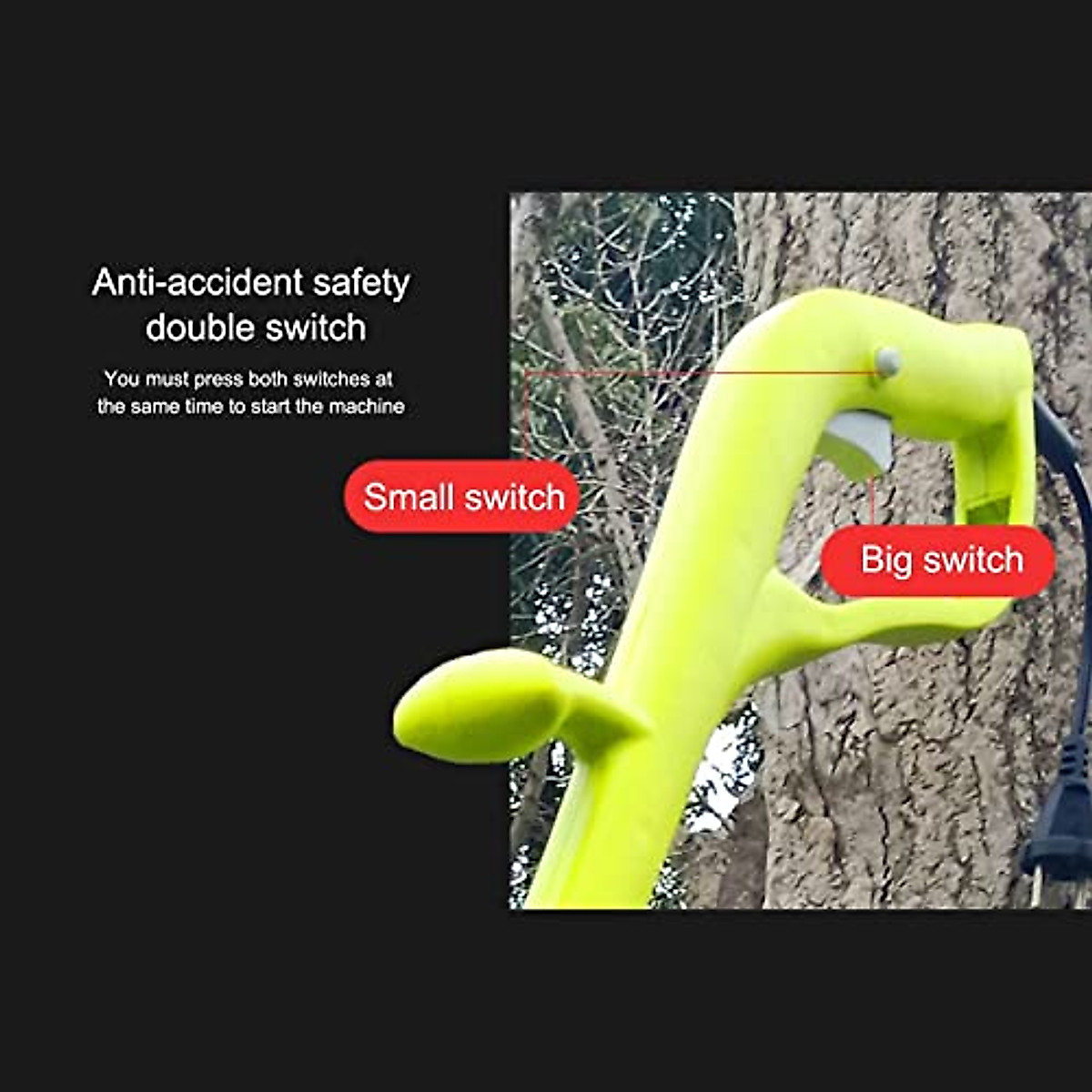 TEETSY Lawn Mower Lawn Mower Cordless Mower Trimmer Portable Garden Trimmer Lawn Mower Gardening Tools