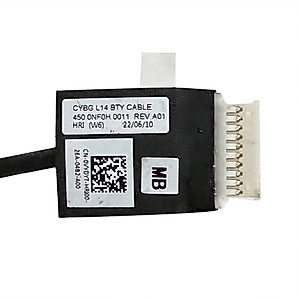 Huasheng Suda Battery Power Cable Connector Line/Wire Replacement for Dell Latitude 3520 3521 3420 E3420 E3520 07VDCD VYDYT 0VYDYT 450.0NF0H.0001 450.0NF0H.0011 450.0NF0C.0001 Battery Cable