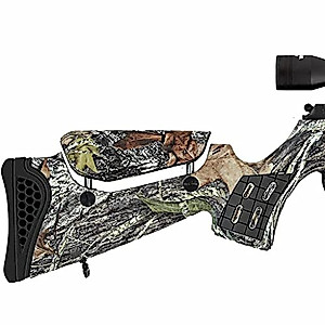 Hatsan Mod 125 Sniper Camo .22 Cal 1250 FPS / 33 FPE - Vortex Piston Break Barrel Air Rifle 22 Caliber + 3-9×40 Scope, Adjustable Cheek Piece & QuietEnergy QE air Gun + Wearable4U 250x Pellets Bundle