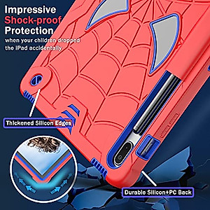 Tablet PC Case Tablet Children's Case Compatible with Samsung Galaxy Tab S8 Plus/S7 Plus 12.4 Inch SM-X800/X806 SM-T970/T975,Protective Cover Shockproof and Resistant Case with Built-in Holder+Shoulde
